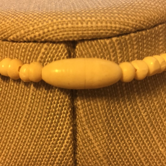 Jewelry | Vintage Carved Bone Ivory Color Necklace | Poshmark